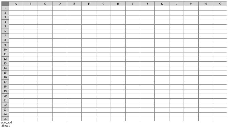 Clone Excel With Htmlcss And Js