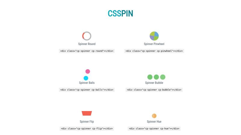 Css Spinners And Loaders Modular Customizable And Single Html Element Code