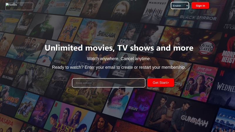 Netflix clone responsive html and css working site
