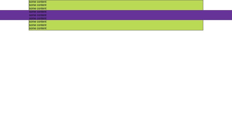 Full Width Browser Bars