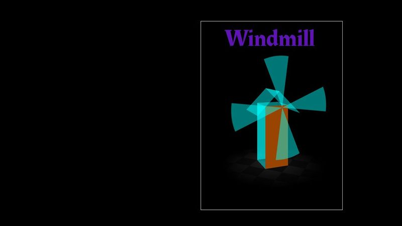 Windmill 3D - only css