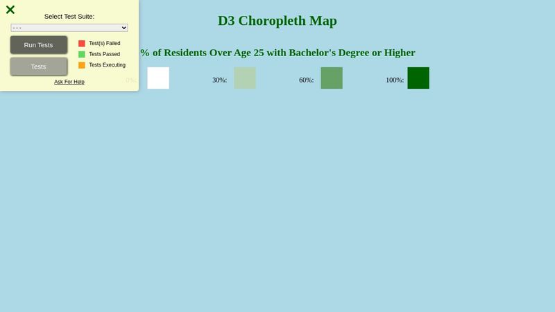 FCC: D3 Choropleth Map