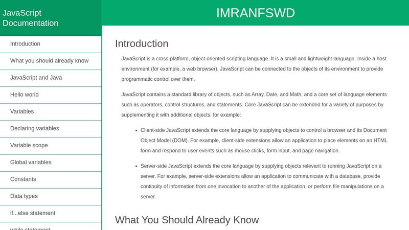 Build-a-Technical-Documentation-Page