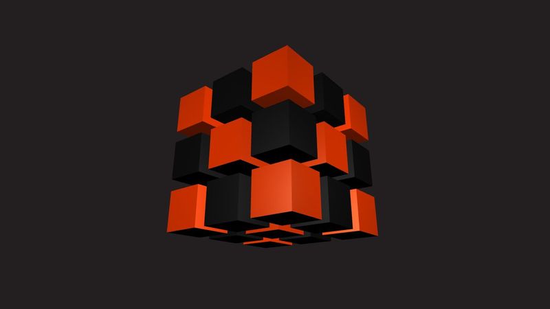 React Three.js Cubes System