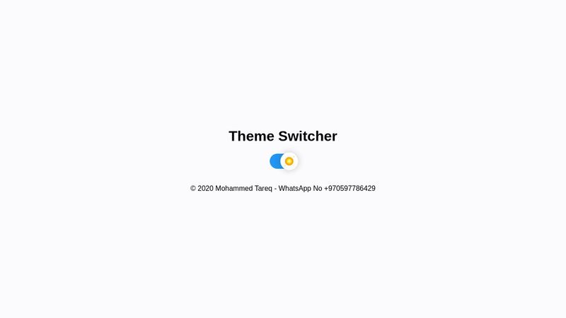 Theme Switcher JS