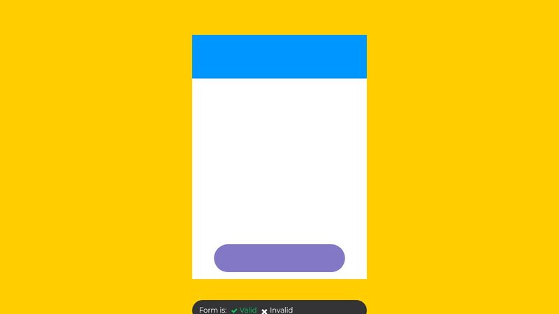 Submit Form Animation