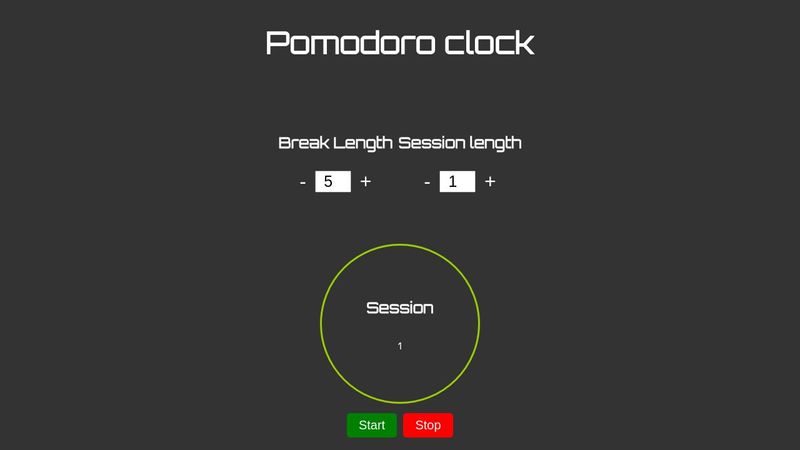 Pomodoro Clock