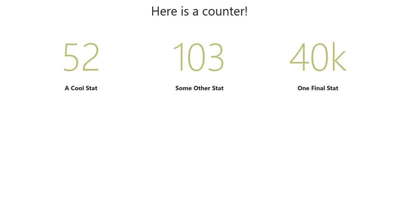 Jquery Animated Counter