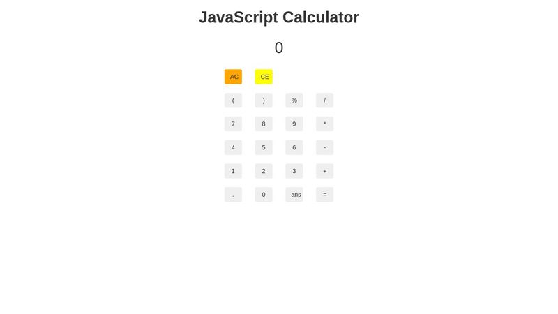 JS Calculator