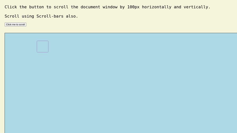 Window pageXOffset and pageYOffset Properties, w3schools, Modified + Added more functionality