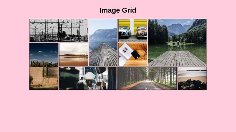 Image Grid Responsive - CSS Grid