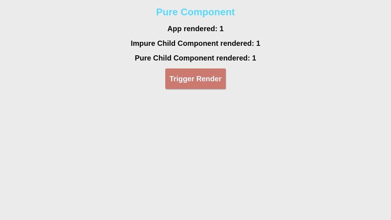 React pure component