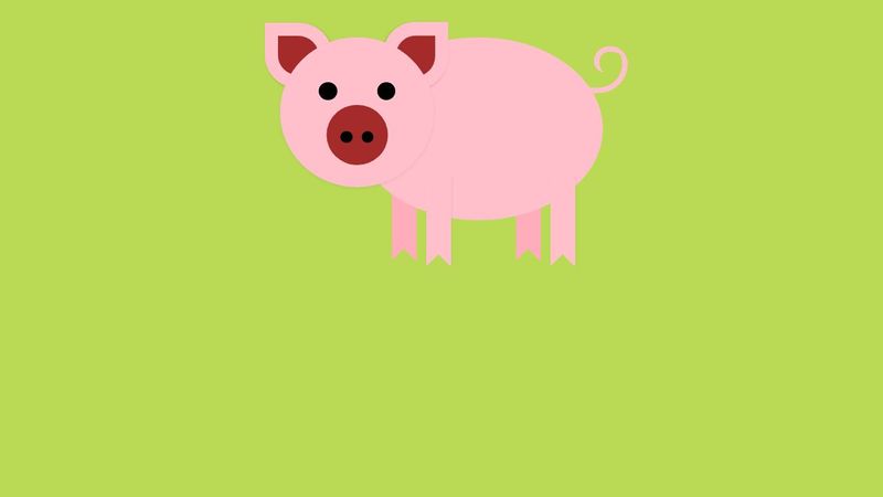 Pure CSS Pig
