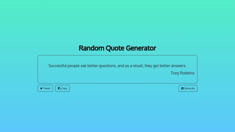 Random Quote Generator - FreeCodeCamp