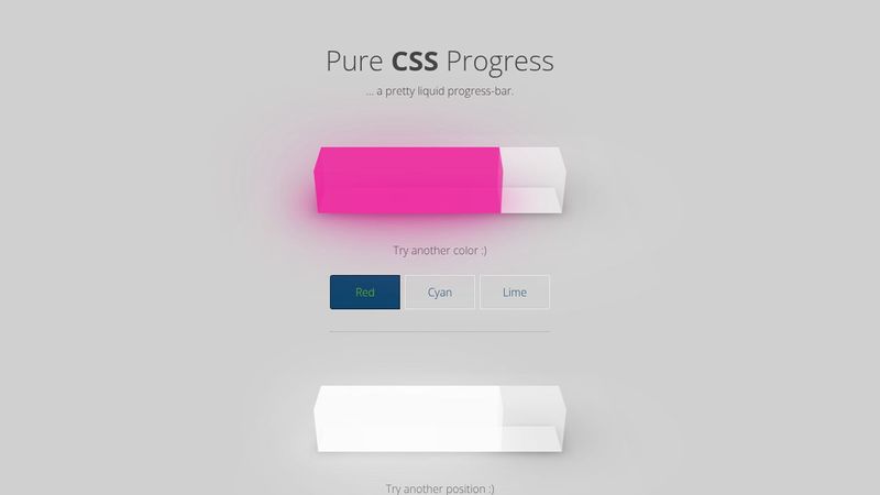 Pure CSS Progress