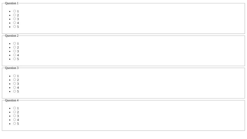 Basic quiz with score and response