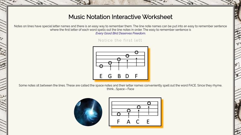 Musical Notation using Javascript