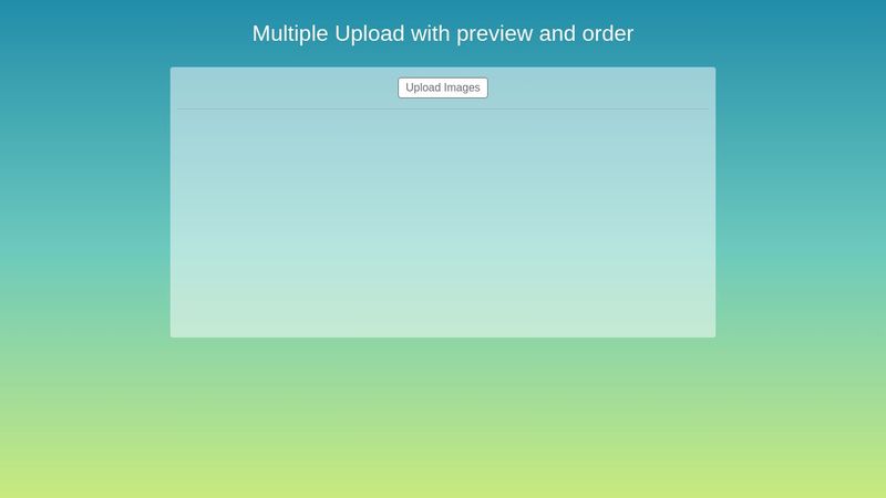 Multiple Upload with preview and Name