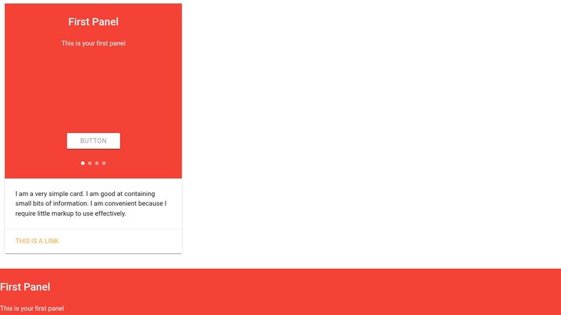 Materialize Card Slider