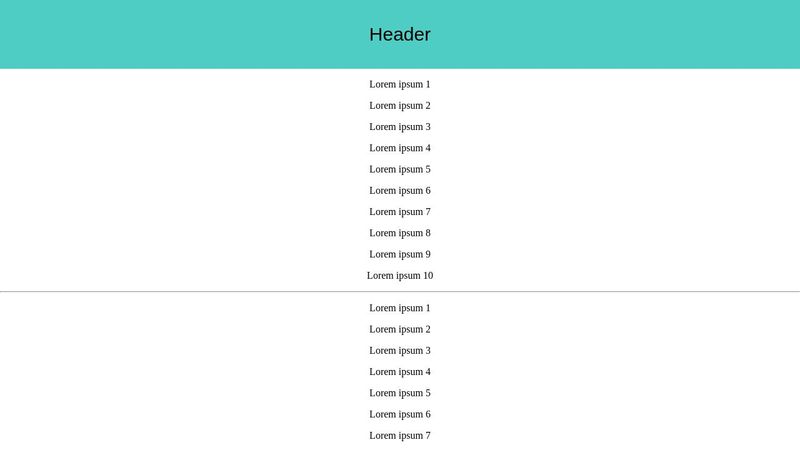 Headroom.js with initial static header