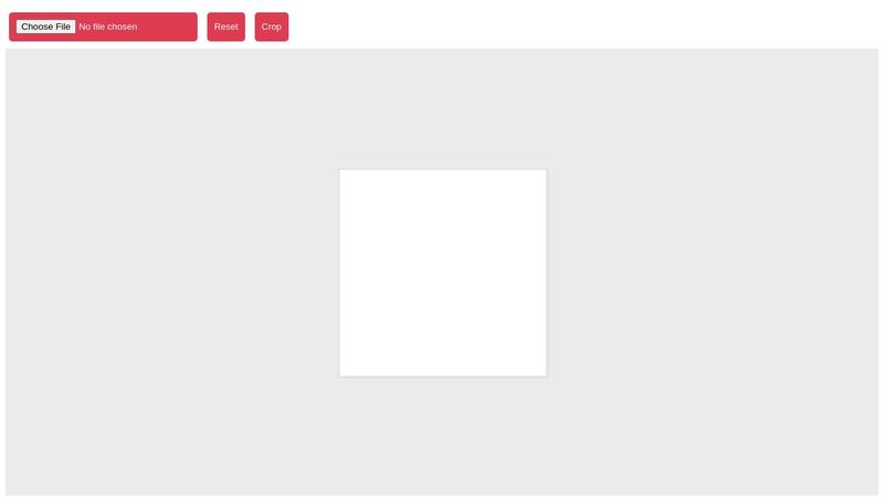 Image cropping with canvas