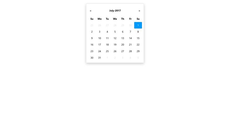 Simple jQuery DatePicker