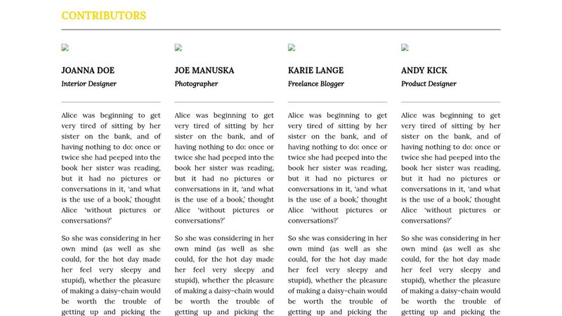 4-Column Responsive Layout // CSS Grid