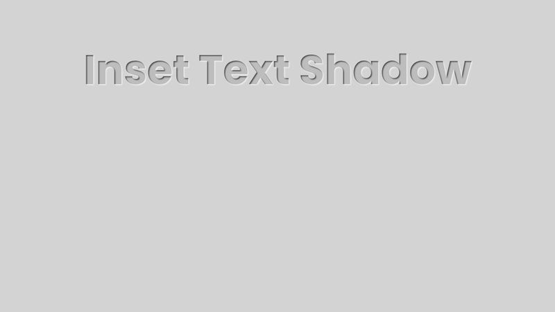 Inset text Shadow - CSS background-clip