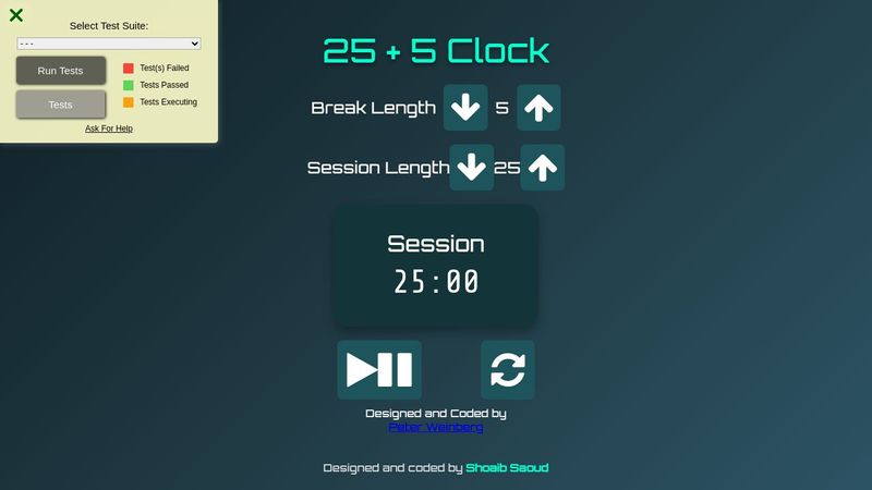 25 + 5 Clock