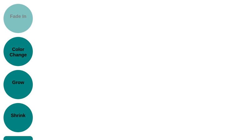 CSS basic transition examples