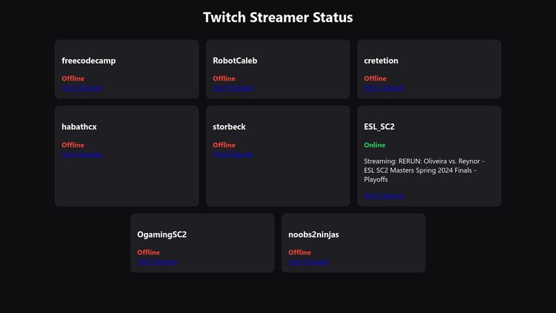 Twitch JSON API USAGE