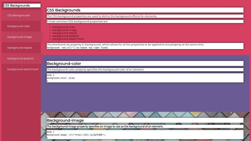 CSS Background properties responsive layout - FCC