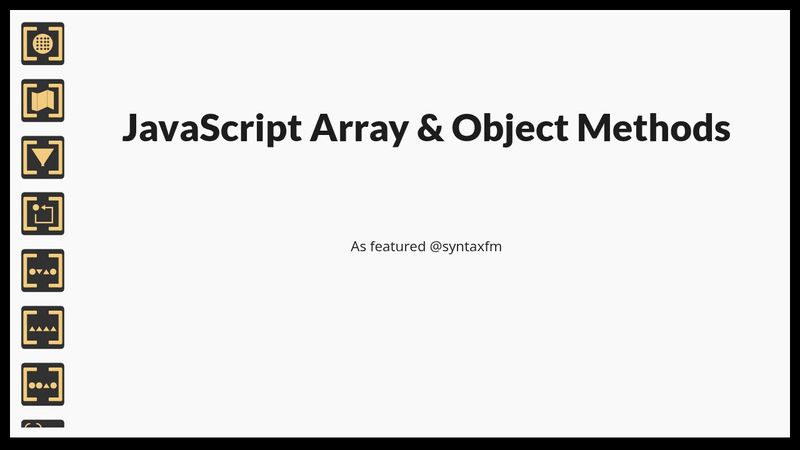 #CodepenChallenge JavaScript Array & Object Methods