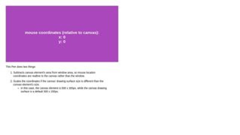 Normalize Canvas Coordinates