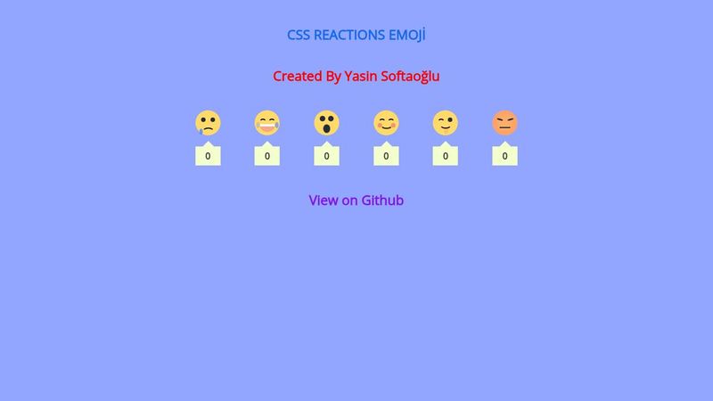 Reactions Emoji (Smile) Only Css