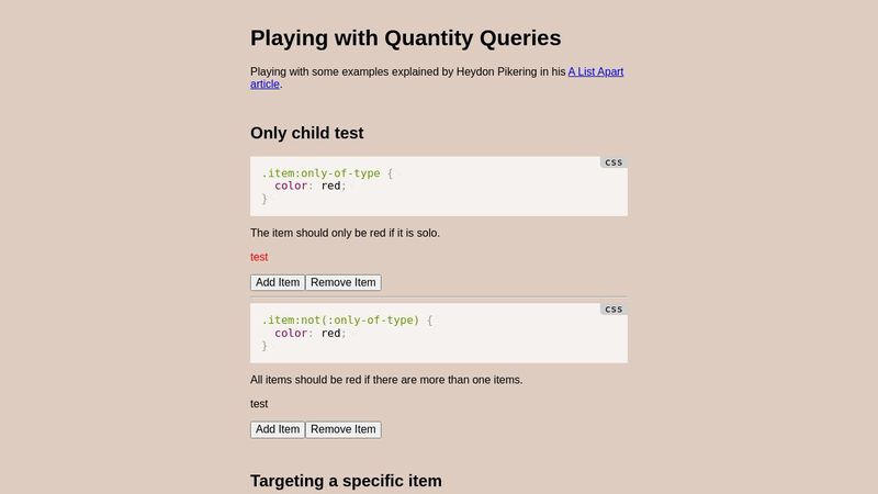 Playing with Quantity Queries
