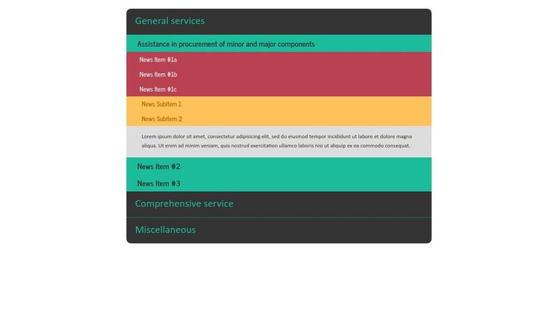 CodePen - Multi-level Accordion CodePen - Multi-level Accordion