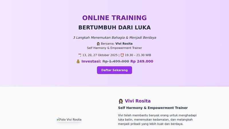 online training-vivi rosita