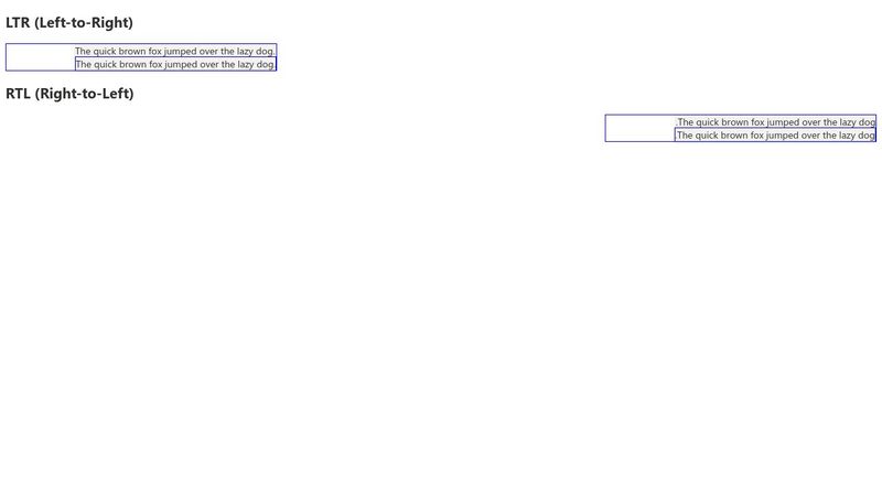 LTR-RTL Fluentui