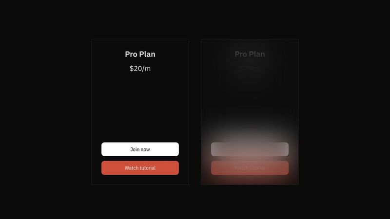 Card Border Glow with Blur