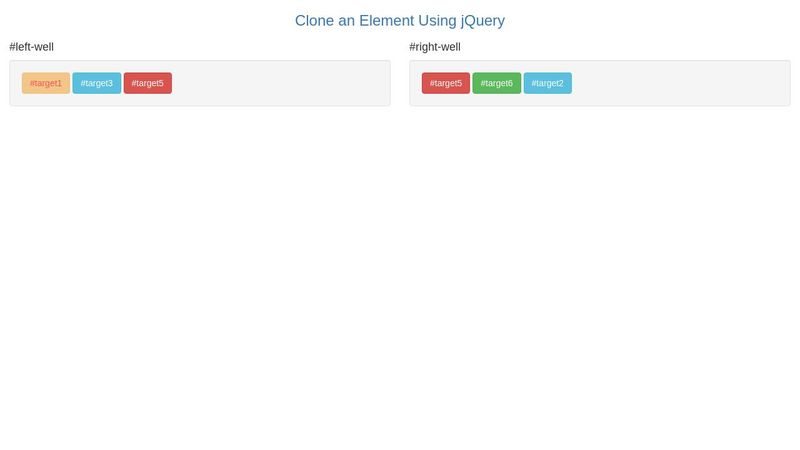 Clone an Element Using jQuery