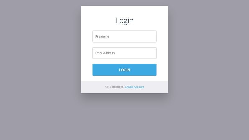 Simple Login Form with validation