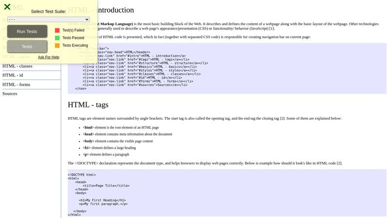 Technical Documentation Page