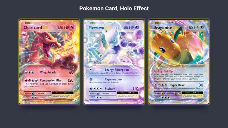 Pokemon Card Holo Effect