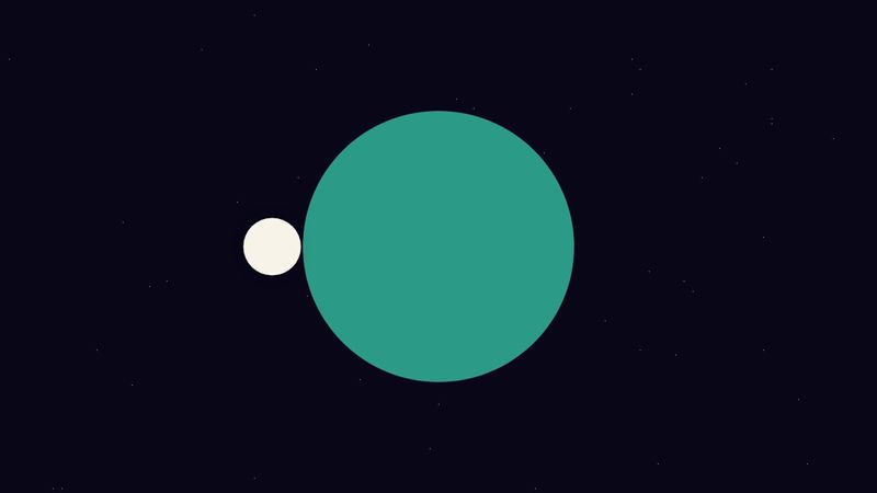 Css Moon Orbit Animation 