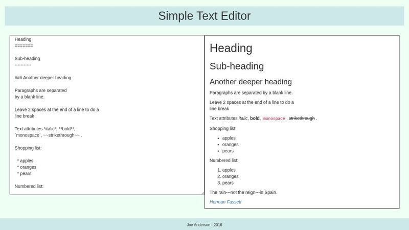 React - Text Editor