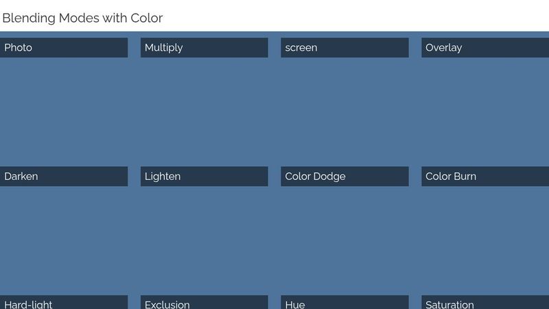 CSS Blending Modes