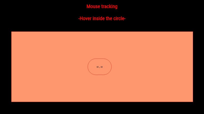 Vue.js simple example of cursor tracking