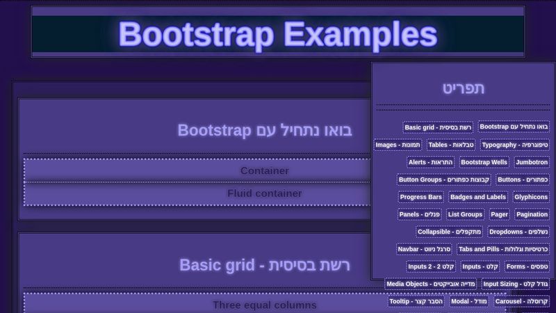 Bootstrap Examples