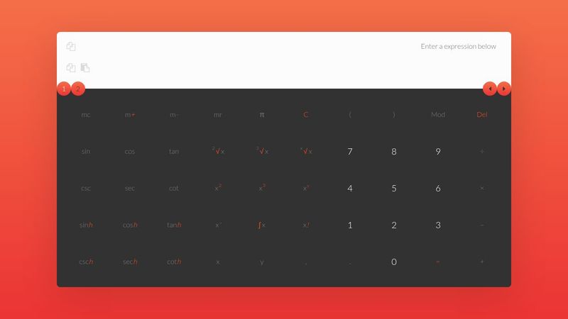 Calculator JS MVC